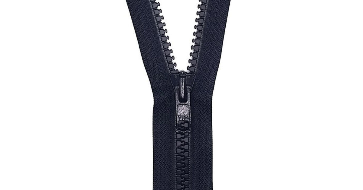 Habico YKK Chunky Zip in Black