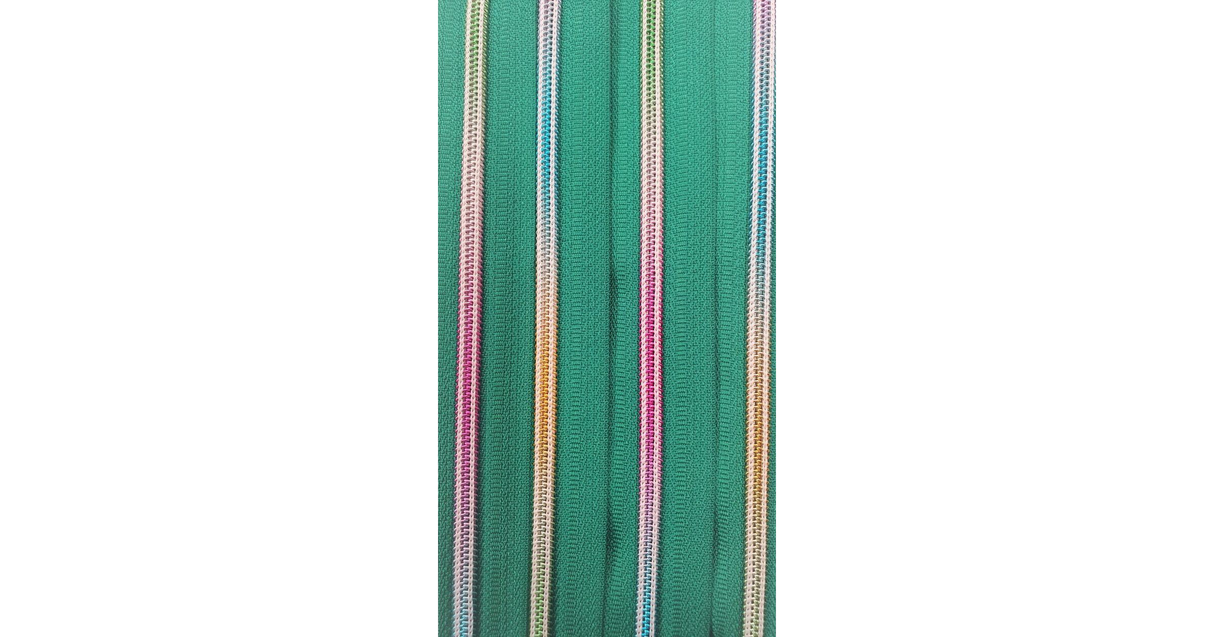 Continuous Zip | #5 Nylon Zip Rainbow Teeth