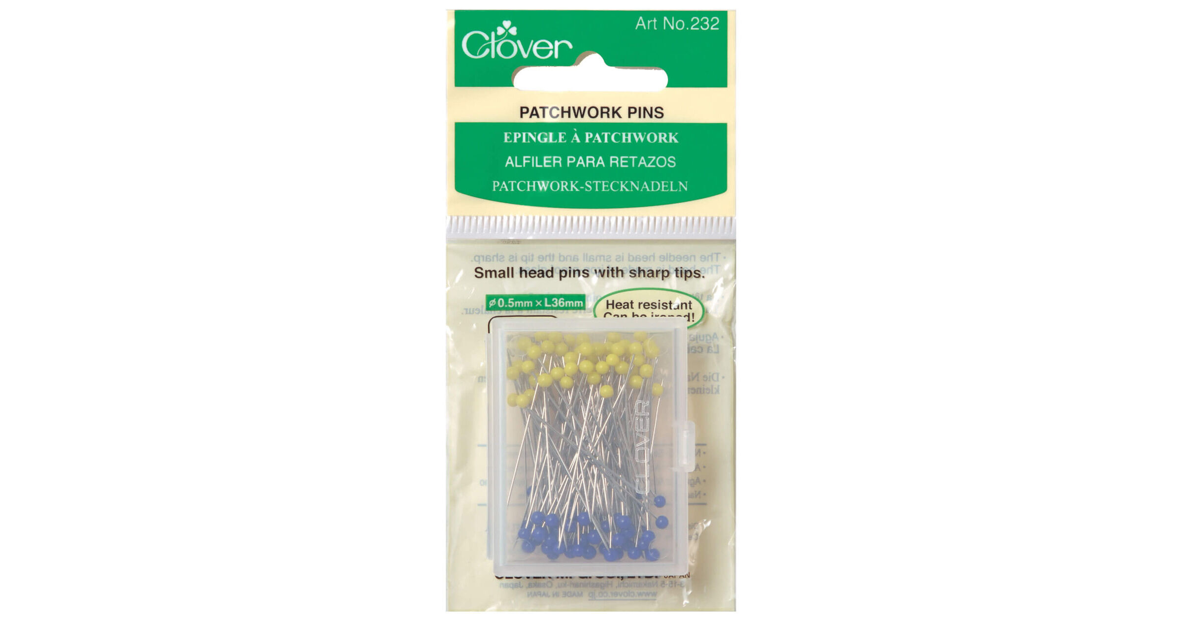 Clover Patchwork Pins