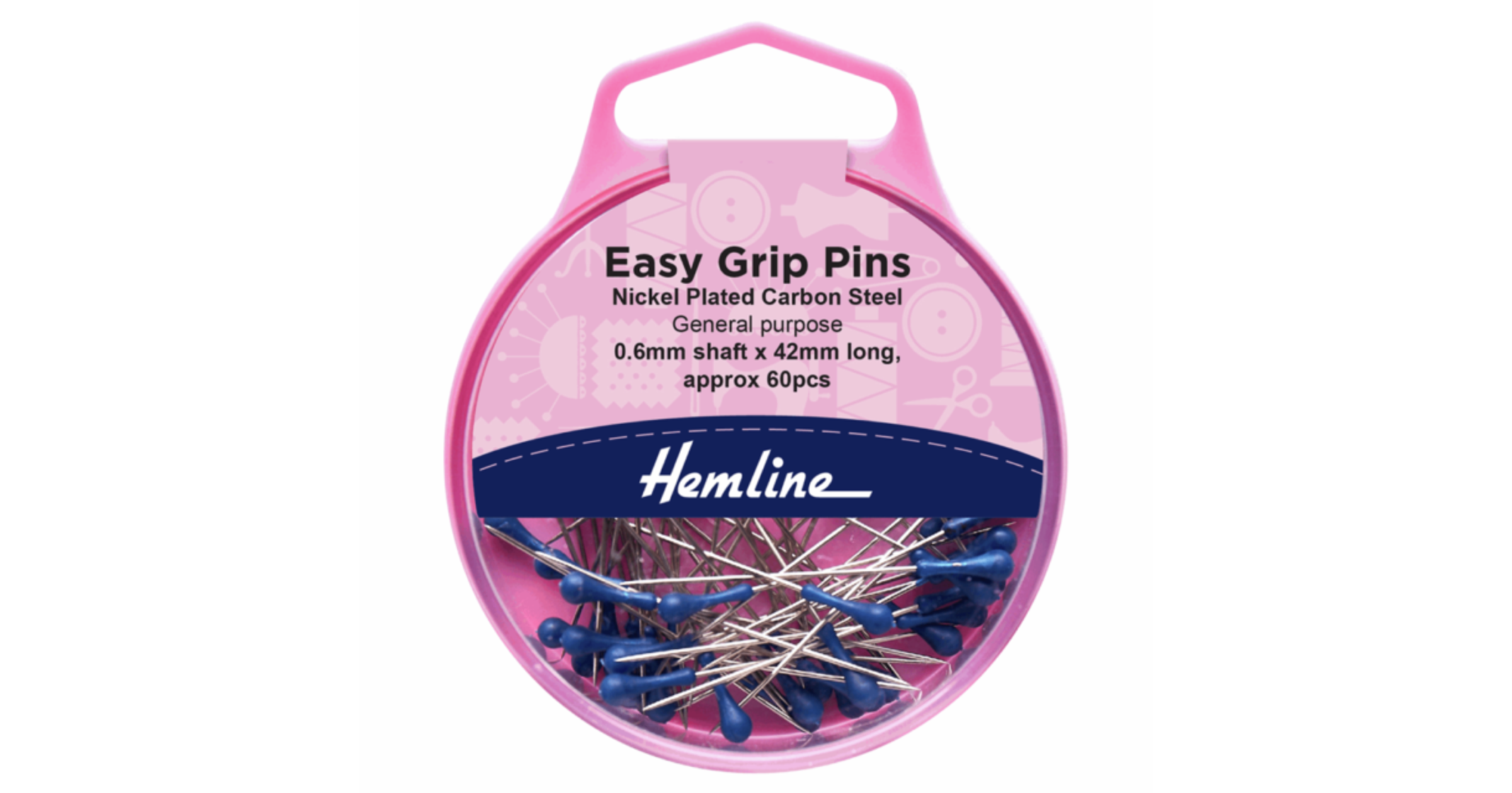 Hemline Easy Grip Pins