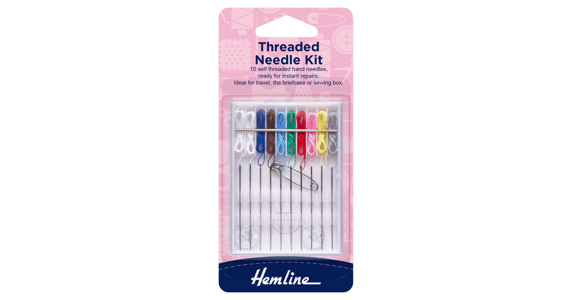 Hemline Threaded Needle Kit