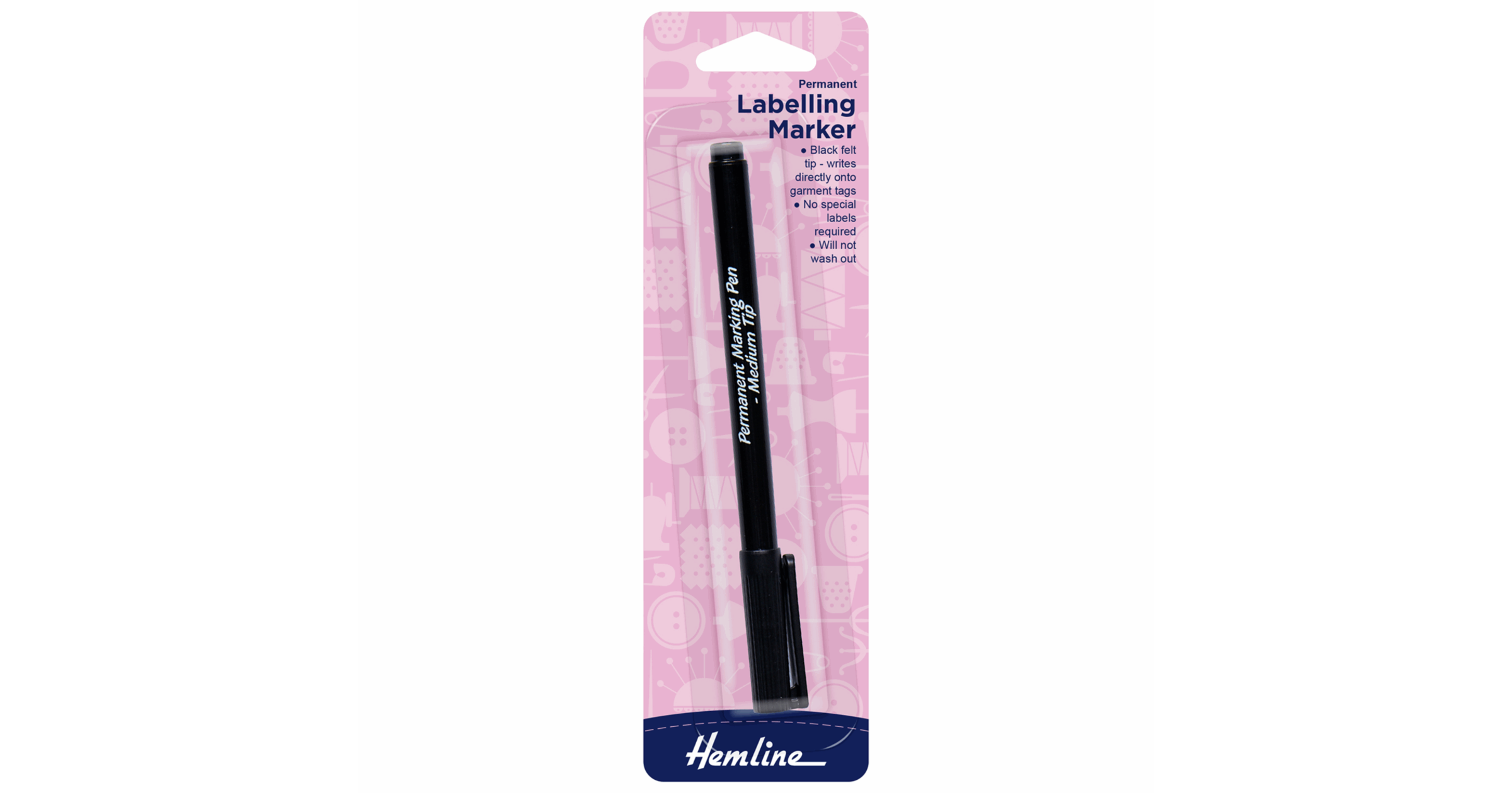 Hemline Permanent Labelling Marker