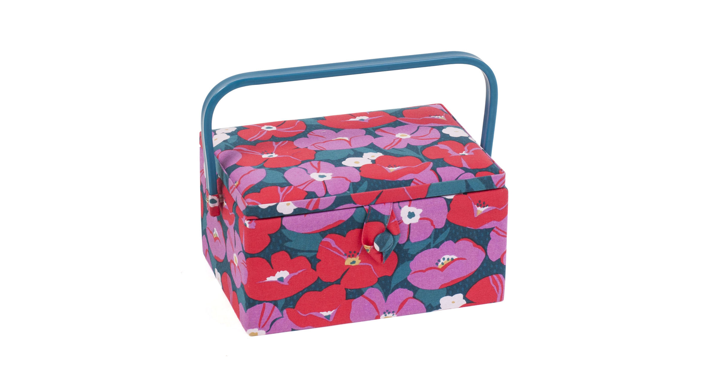 Hobby Gift | Medium Modern Floral Sewing Box