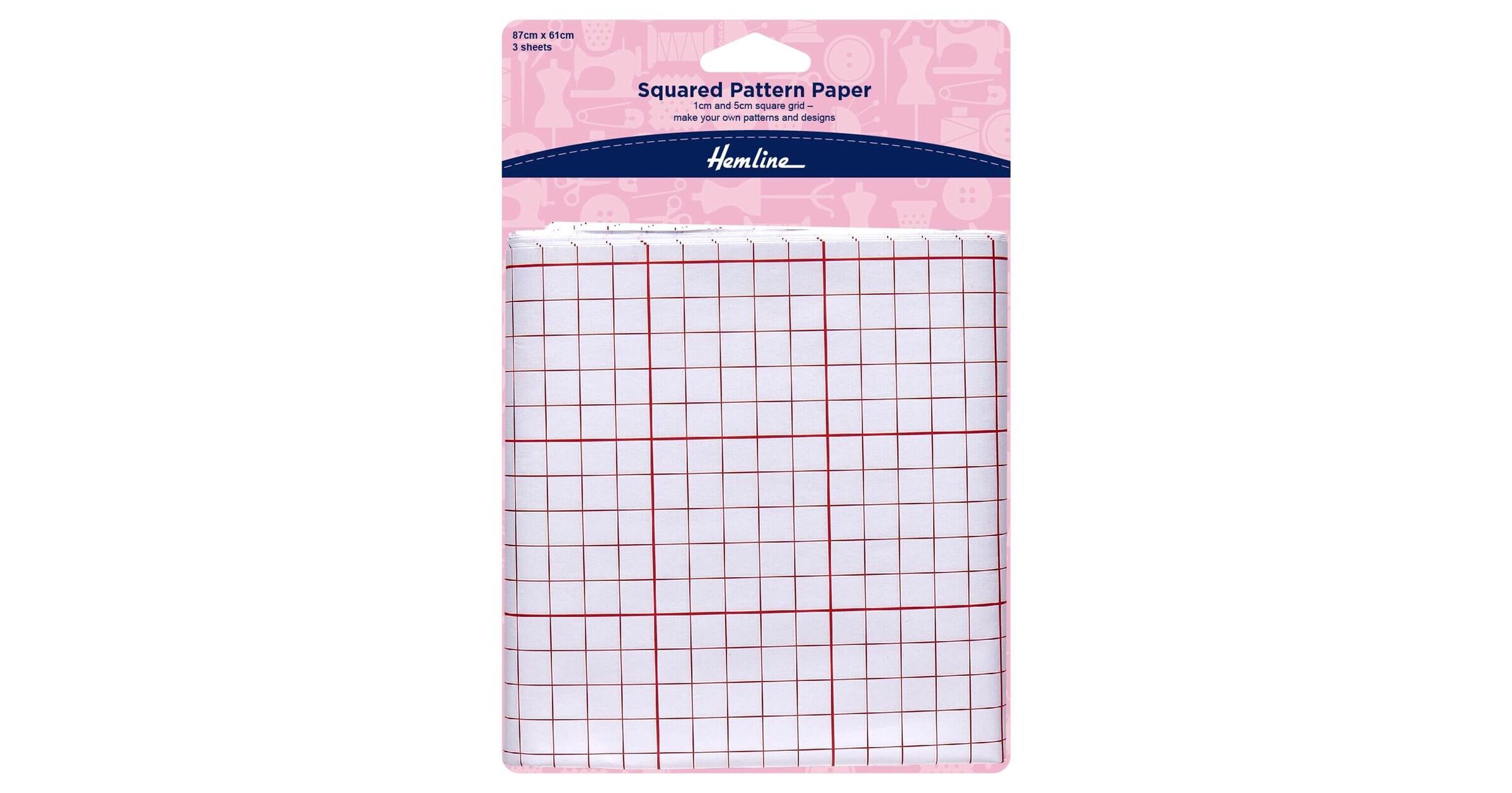 Hemline Squared Pattern Paper