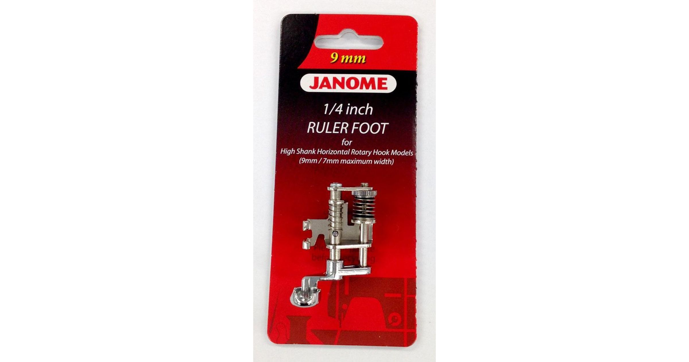 Janome 1/4" Ruler Foot (Cat C/D)