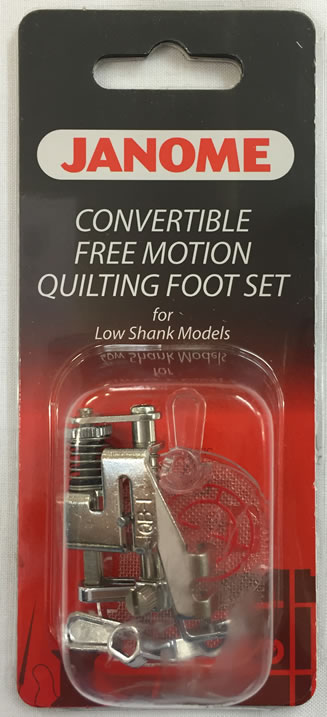 Janome Convertible Free Motion Quilting Foot Set