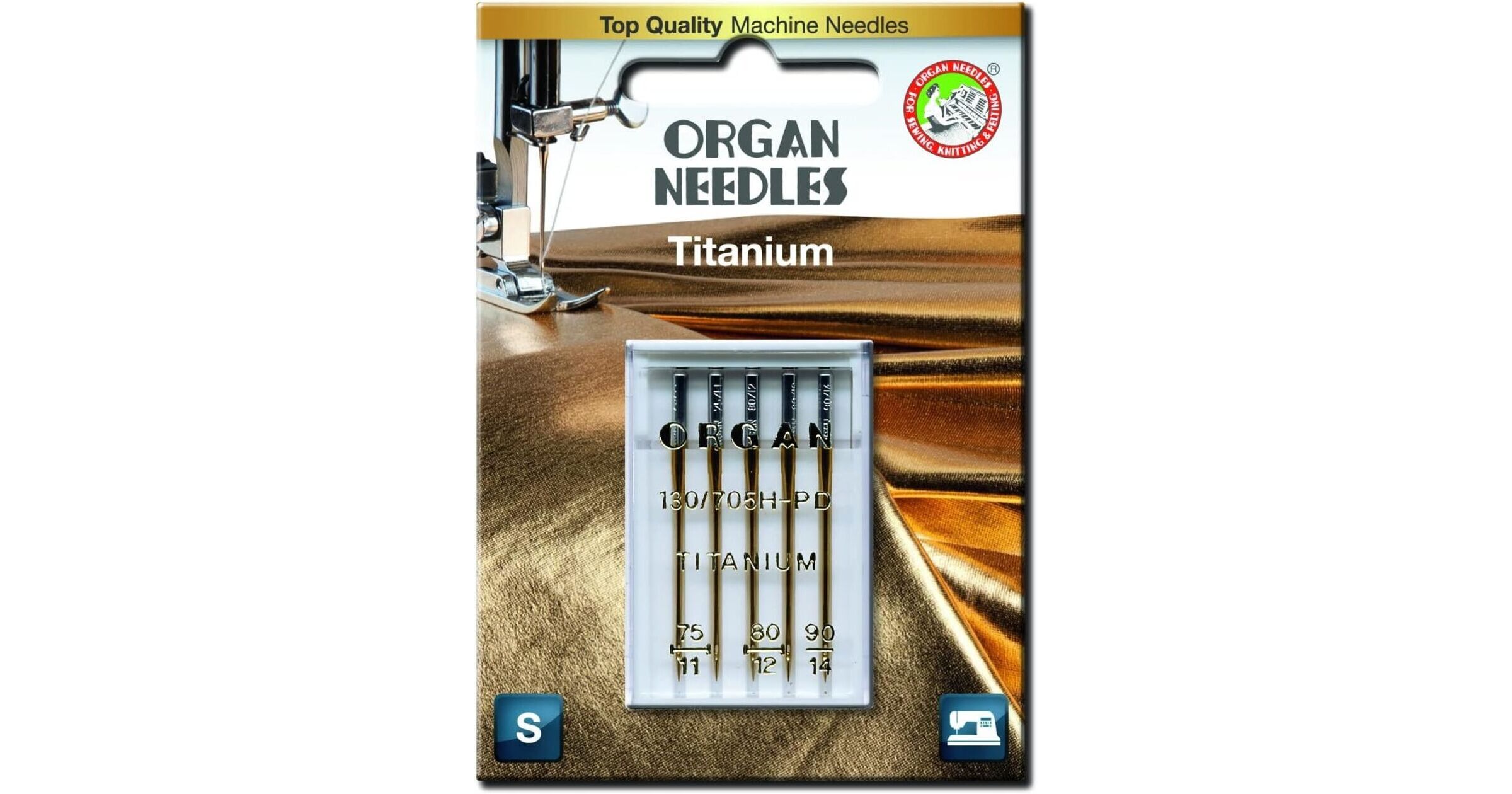 Organ Titanium Needles (Pack of 5)