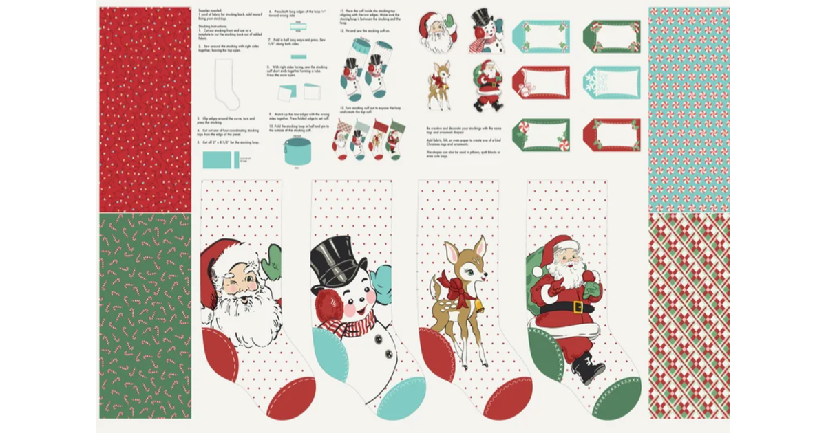Moda | Holly Jolly Stocking Panel