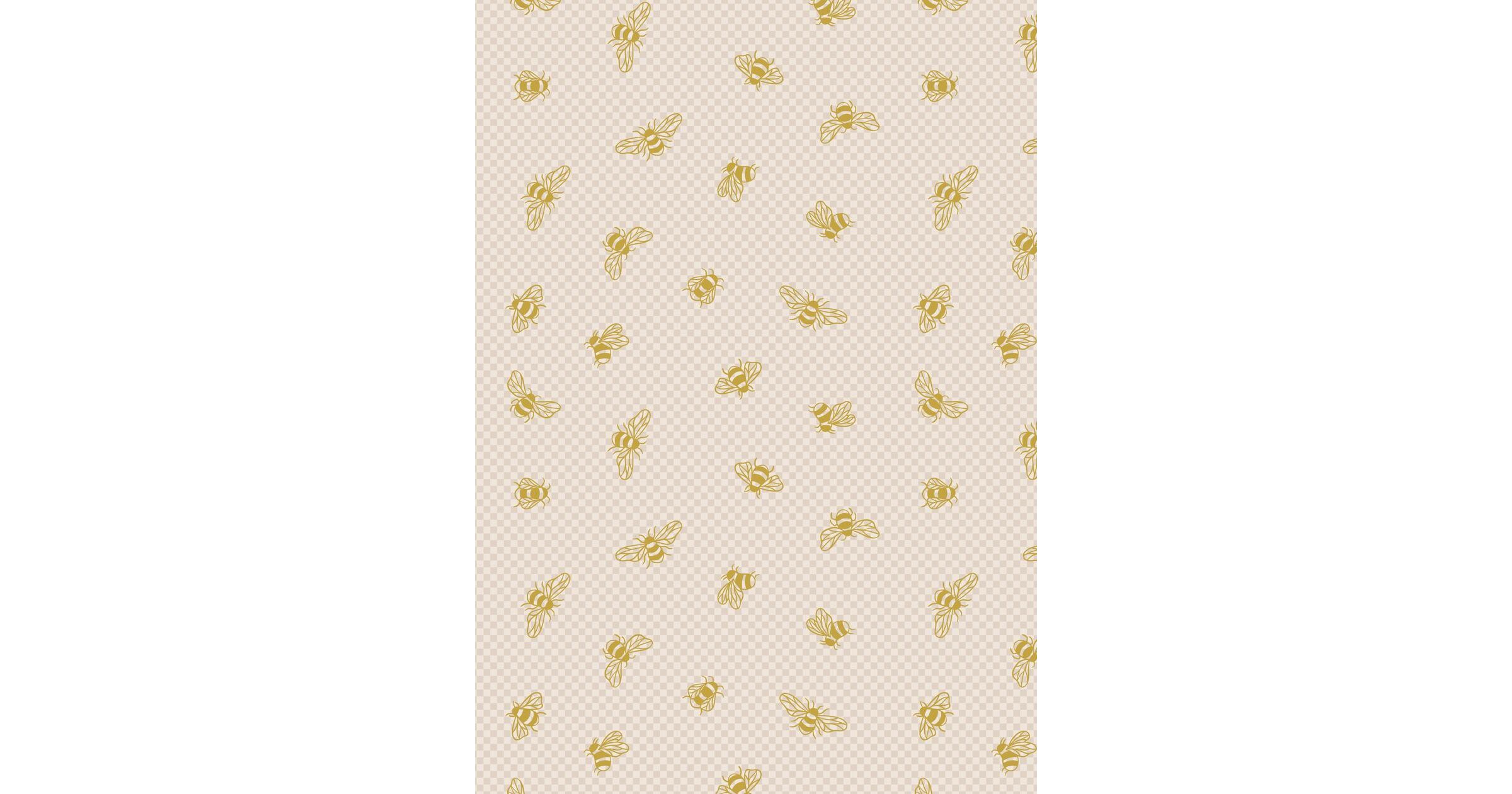 Lewis & Irene | Metallic Gold Bees