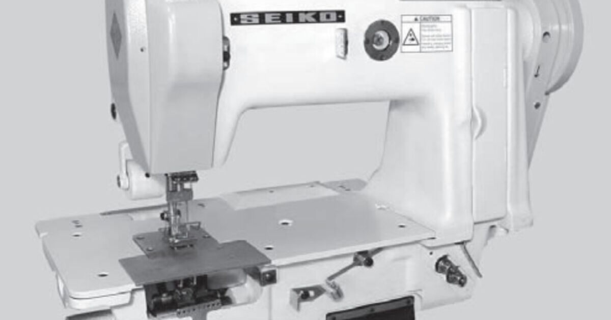 Seiko LD Series Double Chain Stitch Flatbed Industrial Sewing Machine
