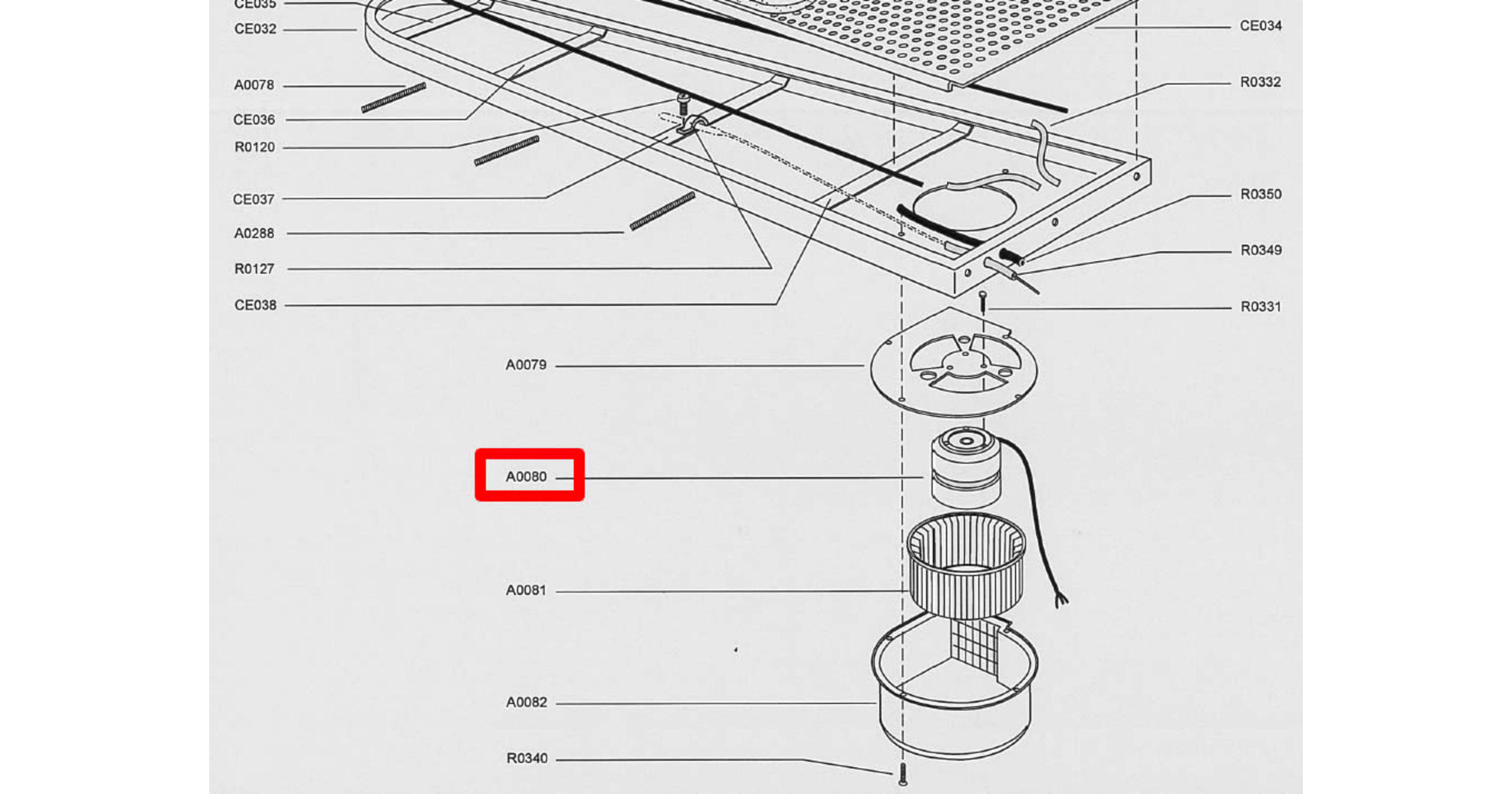 Comel Spare Part – Motor for Comelux C5 Pressing Station