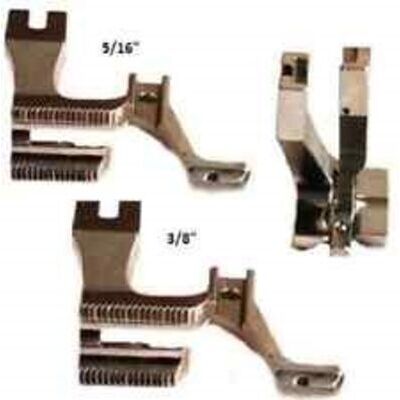 Industrial Sewing Machine Double Piping Feet for Top & Bottom Feed ...