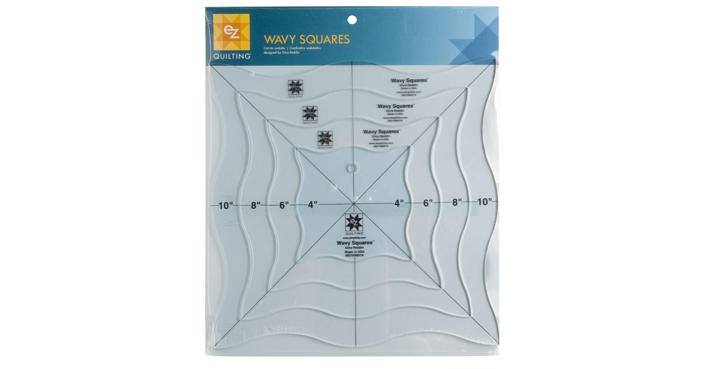 Wavy Squares Ruler