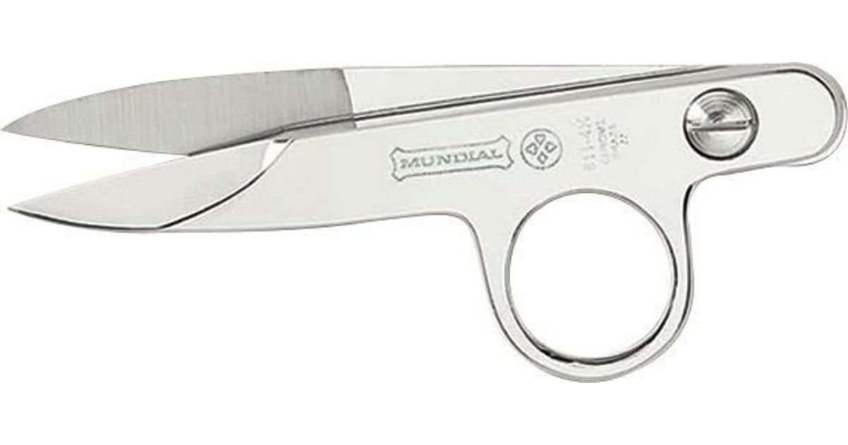 Mundial 4 ½" Chrome Plated Curved Thread Snip